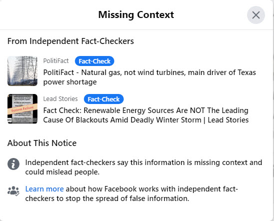 Facebook Missing Context in Missing Context Label – Pragmatic ...